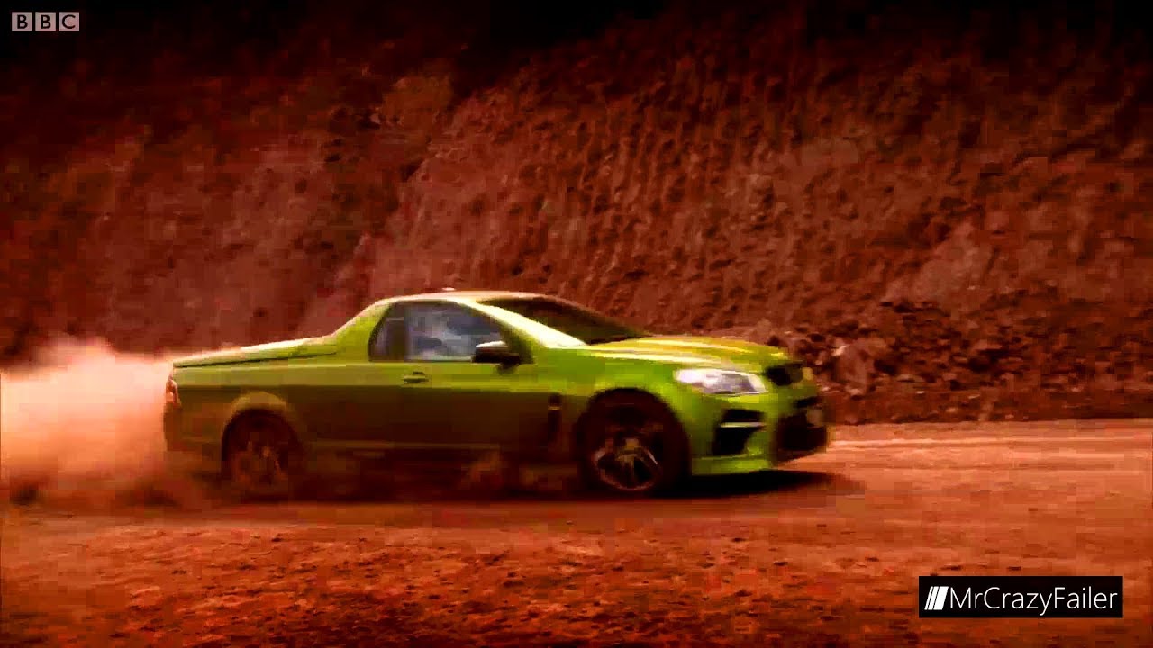 Top Gear Vauxhall Maloo GTS Mine Race - YouTube