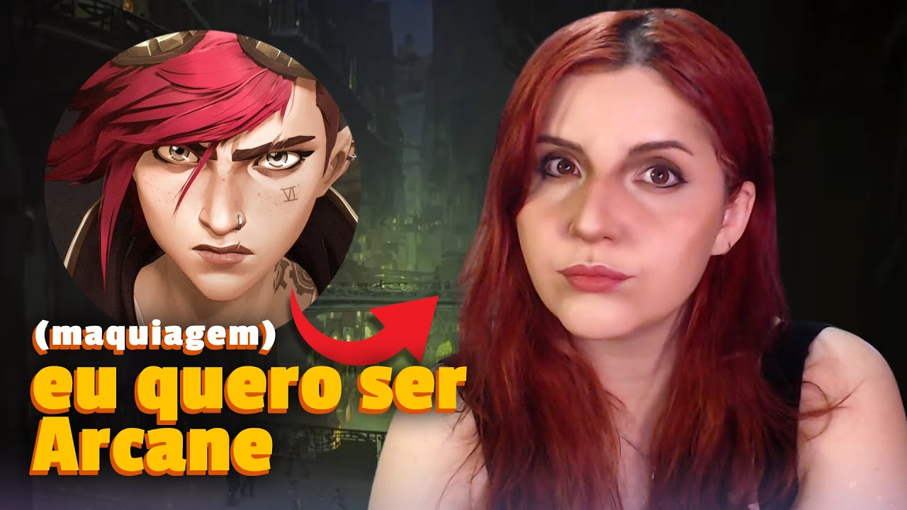 Eu quero ser ARCANE (Makeup) - YouTube