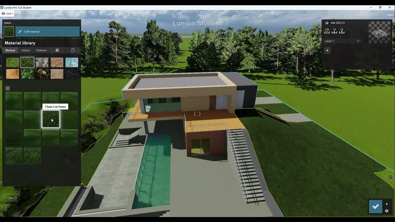 7 panorama Lumion Adding Materials - YouTube