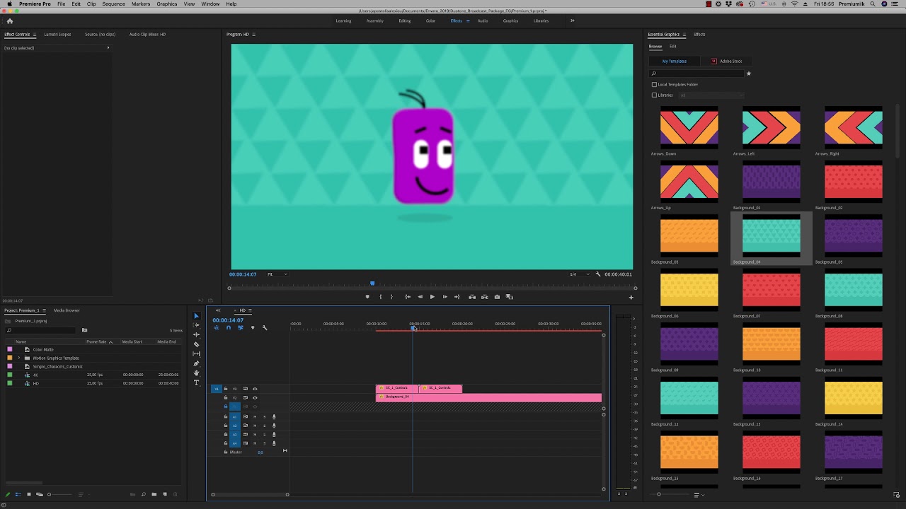 Simple Characters Explainer Toolkit Essential Graphics Mogrts (Premiere ...