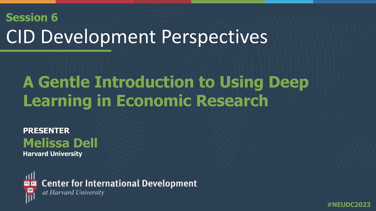 CID Development Perspectives: A Gentle Introduction to Using Deep ...