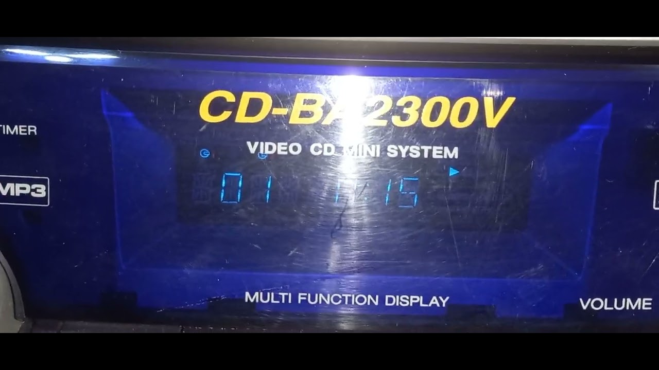 Sharp Super Simba CD-BA2300V Functional Test. - YouTube