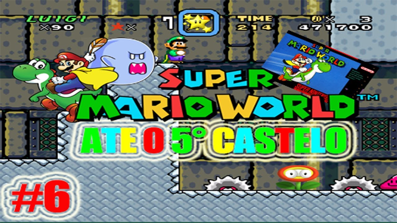 Super Mario World Part 6 ATE O CASTELO 5 - YouTube