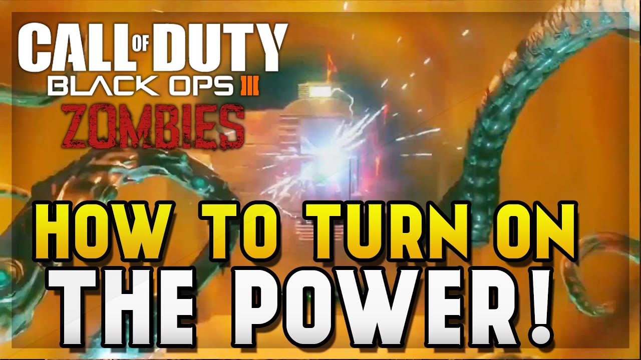 Call of Duty Black Ops 3 Zombies - Shadows of Evil - How To Turn On The ...