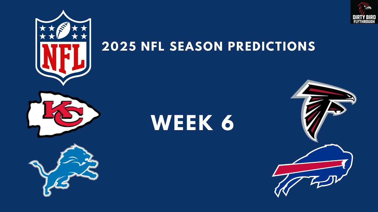 2025 NFL Week 6 Game Picks - YouTube