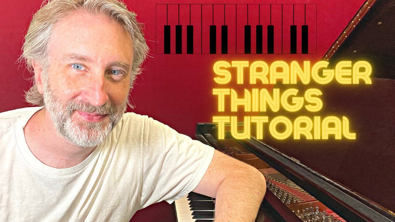 Stranger Things opening riff piano tutorial - YouTube