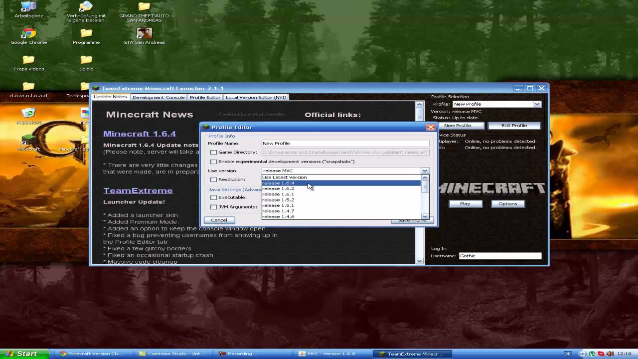 MVC Minecraft Version Changer - Tutorial - YouTube