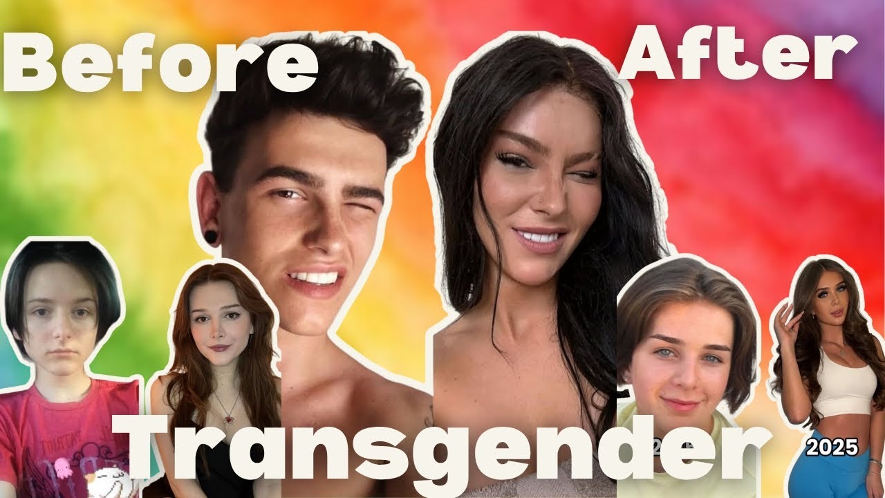 Beautiful Transgenderwomen with their before and after HRT photos - YouTube