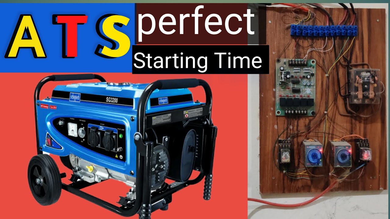 How to ATS Best Starting Timing Generator #urdu #hindi Generator Start ...