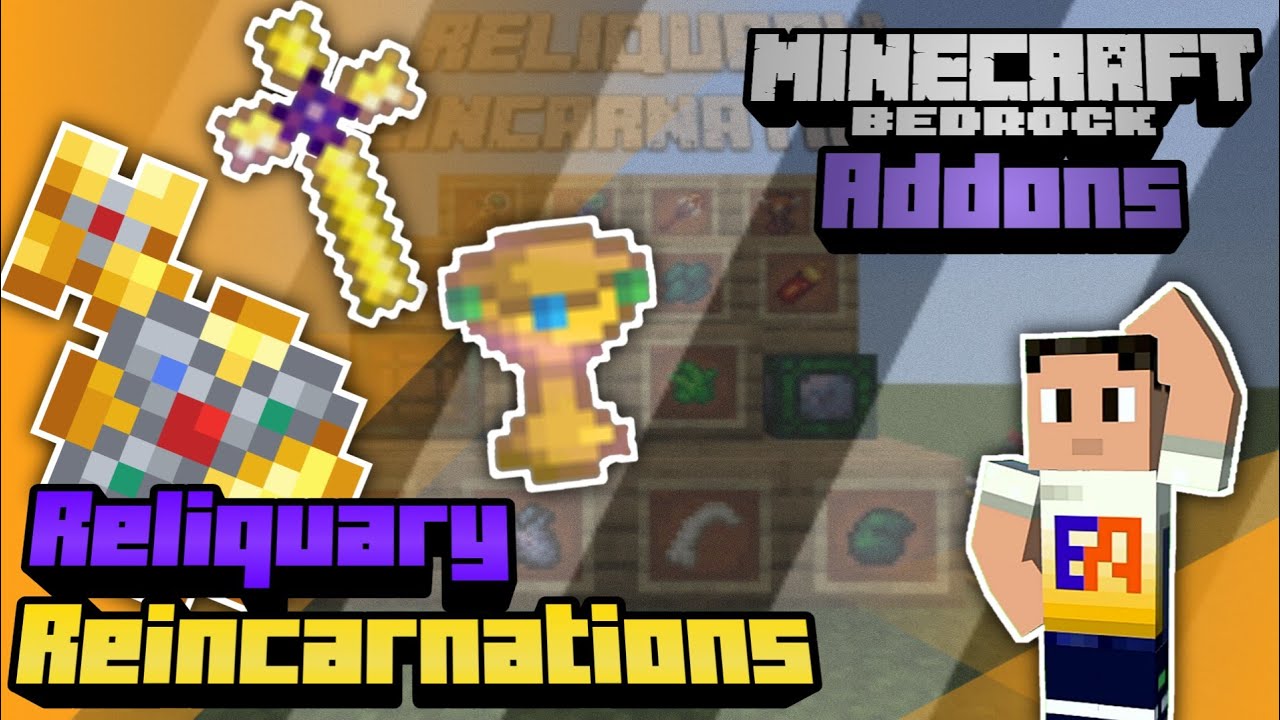 Novo Addon do Reliquary no Minecraft Bedrock - YouTube