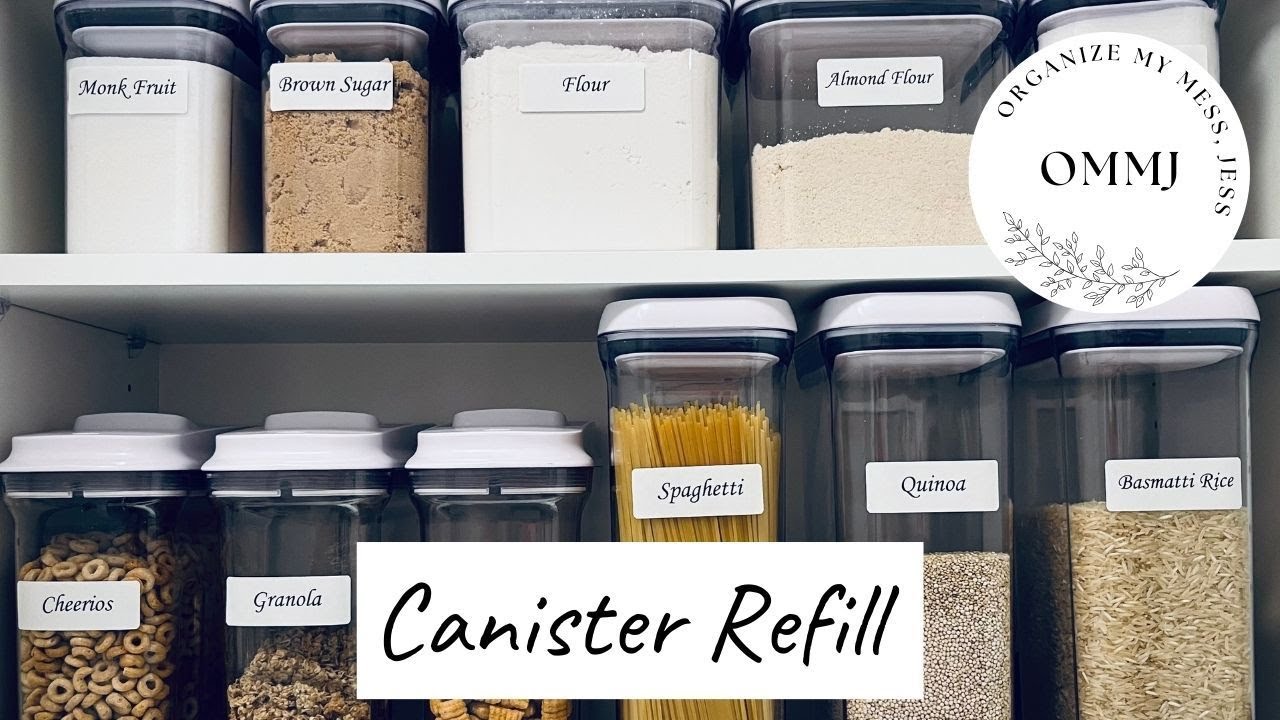 Kitchen Canister Refill - YouTube