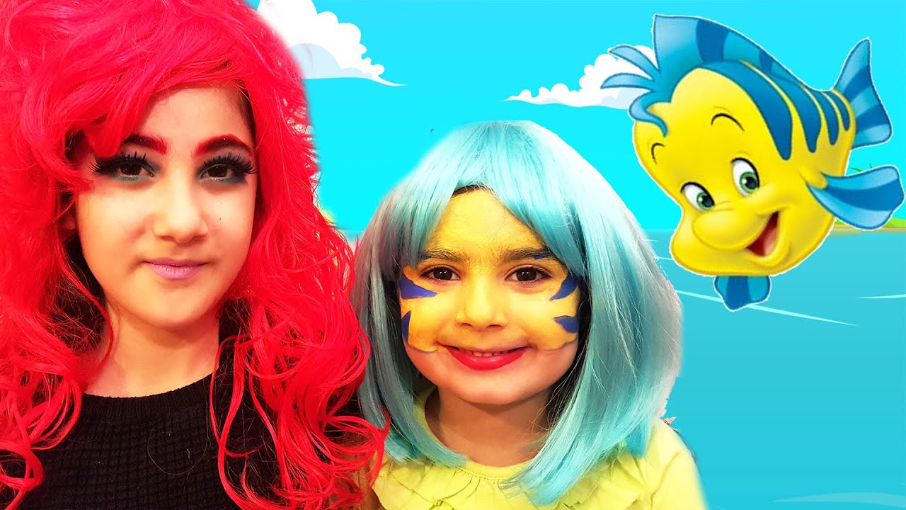 Küçük Deniz Kızı Ariel | Fabius Makyajı | Makyaj Videoları | UmiKids ...