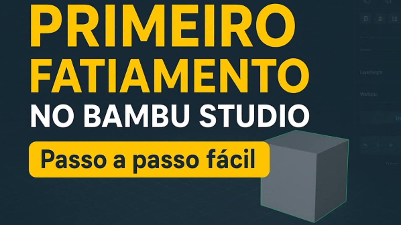 Como Fatiar sua Primeira Peça no Bambu Studio (passo a passo) - YouTube