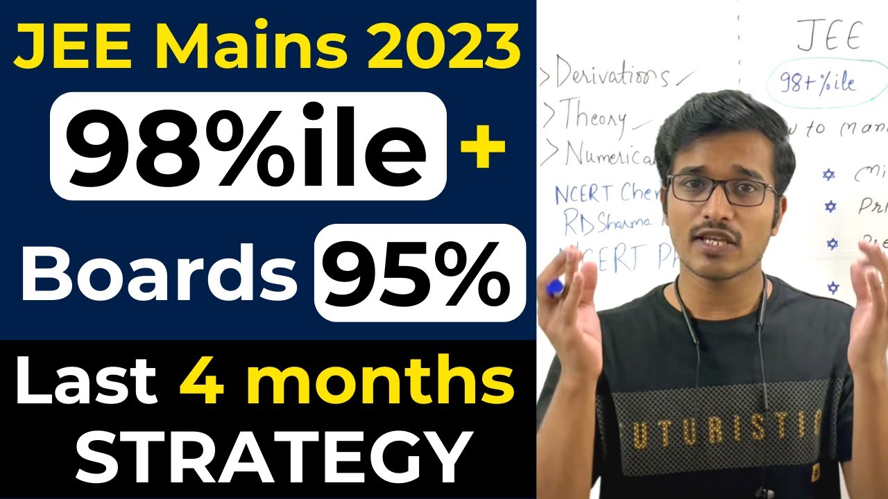 200+ in JEE Mains | Last 4 Months Best Study plan🔥How to balance JEE ...