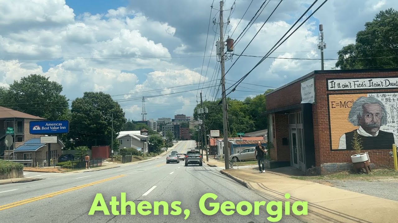 Athens, Georgia - Driving Tour - YouTube