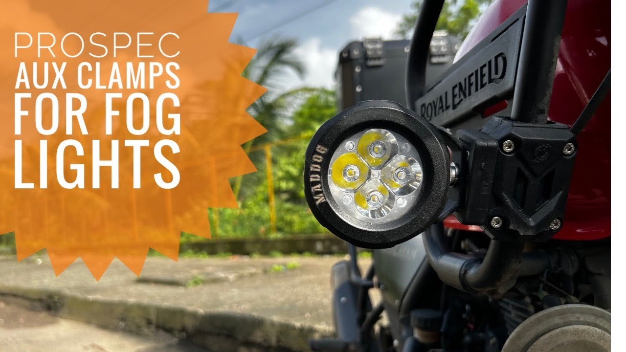Pro-Spec Aux Clamps I Royal Enfield Himalayan I Right Place To Mount I ...