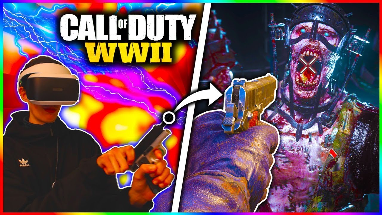 NAZI ZOMBIES + VIRTUAL REALITY = INSANELY SCARY! COD WW2 ZOMBIES ...