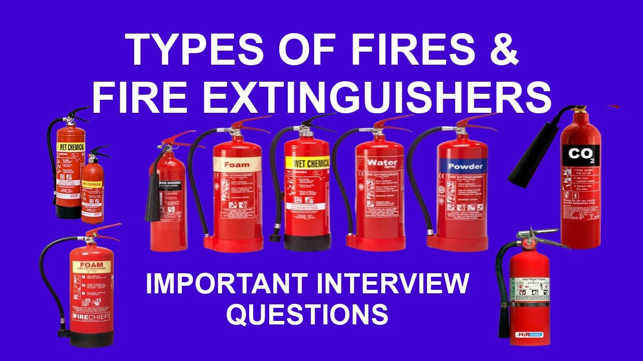 Types of fires and Fire Extinguishers-Complete video - YouTube