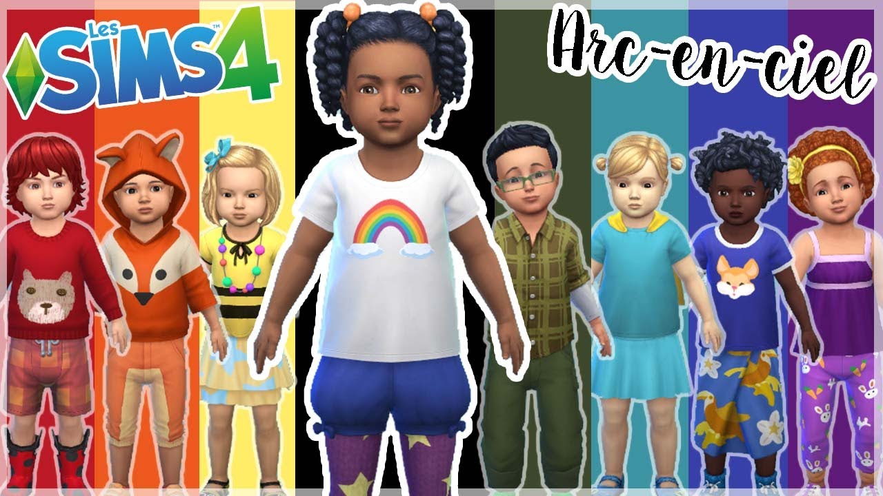 Bambin Arc-en-Ciel ! Sims 4 - YouTube