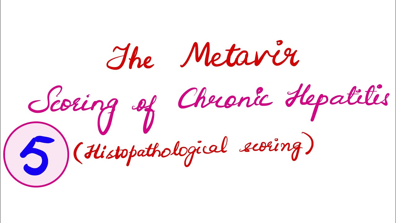 METAVIR scoring system for Chronic hepatitis - YouTube