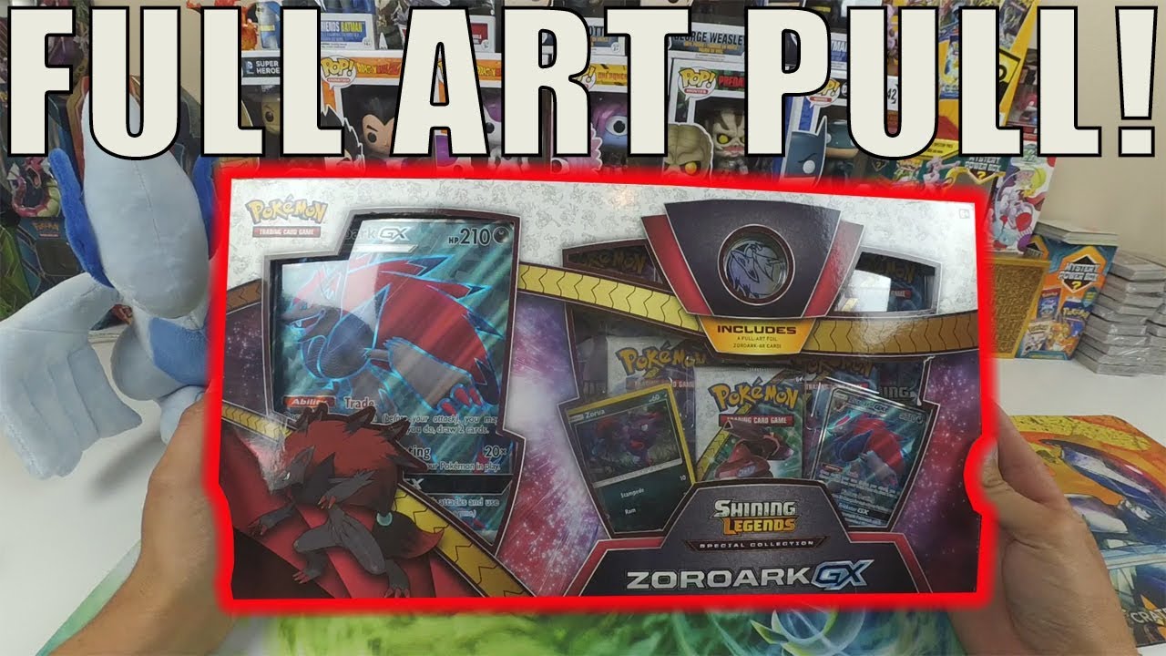 ZOROARK GX SHINING LEGENDS COLLECTION BOX : POKEMON PACK OPENING - YouTube