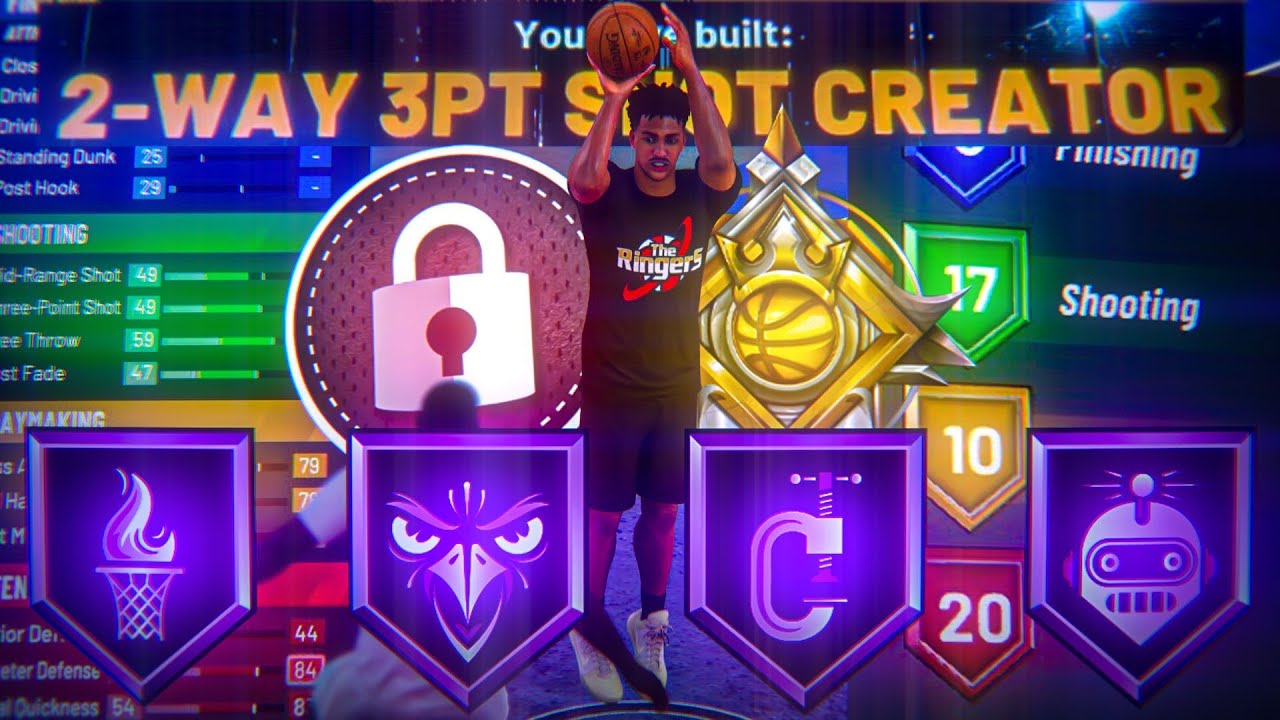 BEST 2-WAY 3PT SHOT CREATOR BUILD in NBA 2K20 | 53+ BADGE UPGRADES ...