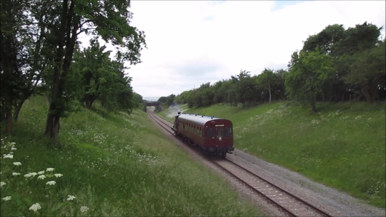 GWR 14xx 1450 with Autotrain at Stanton - YouTube