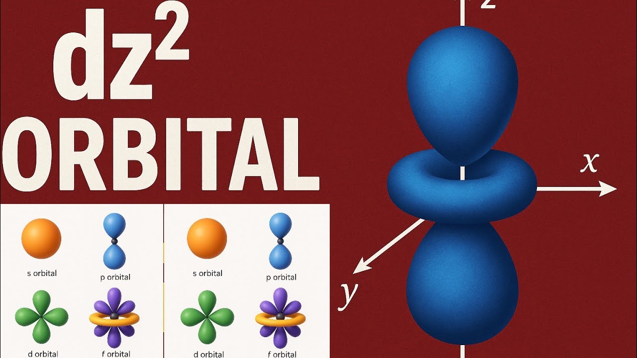 Shape of dz2 Orbital II Concise NOTES 👇👇 - YouTube