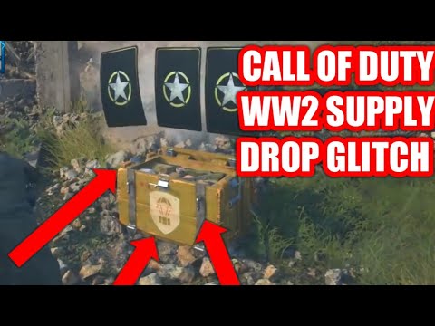 Call of duty ww2 supply drops glitch! Must watch! They don't work! Fix ...