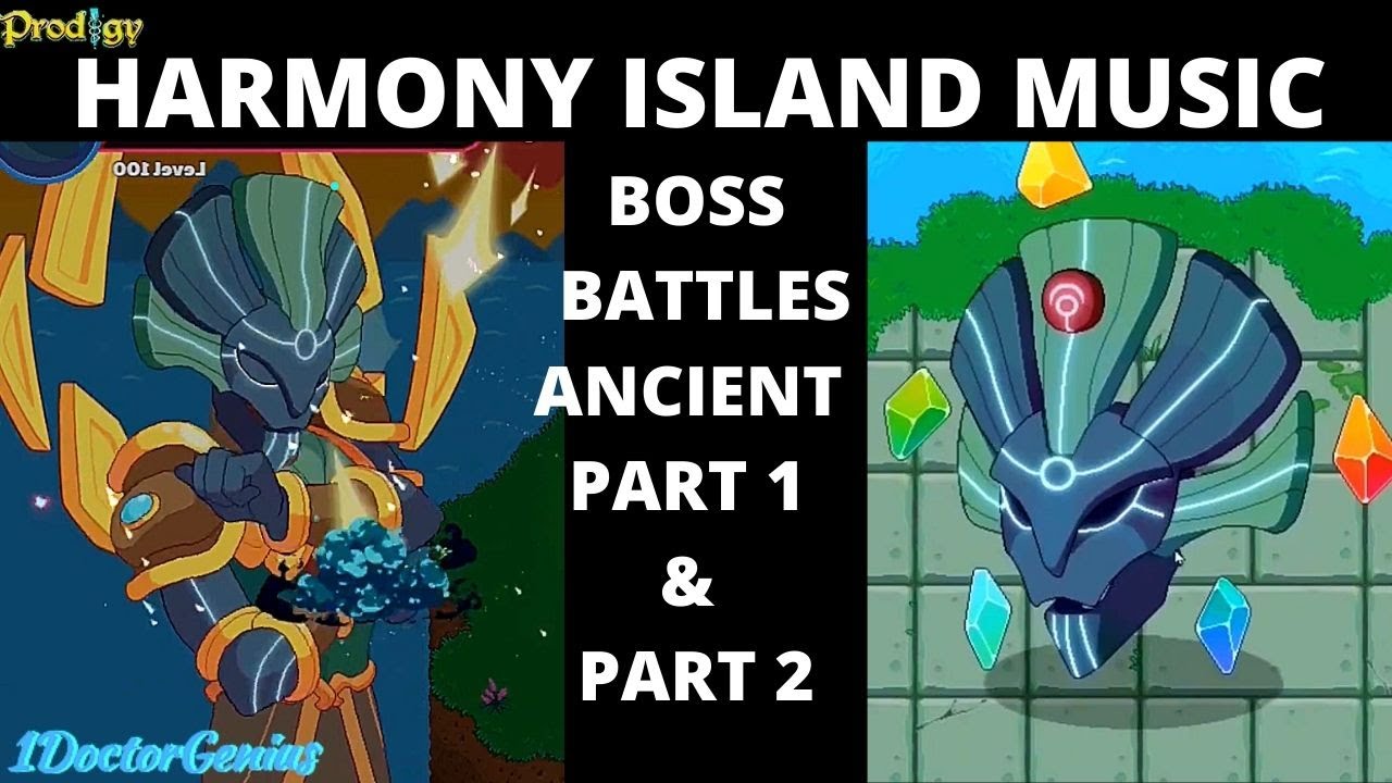 PRODIGY MATH GAME: HARMONY ISLAND MUSIC: BOSS BATTLES PART 1 & PART 2 ...