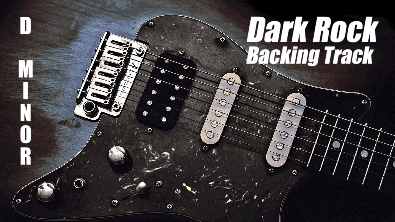 Dark Rock Guitar Backing Track D Minor | Jam in Dm - YouTube