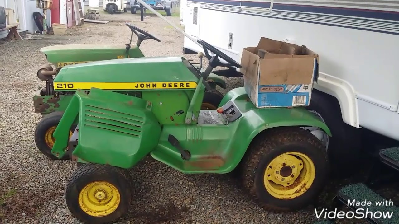 The John Deere 111 is done for now, let's get started on the new ...