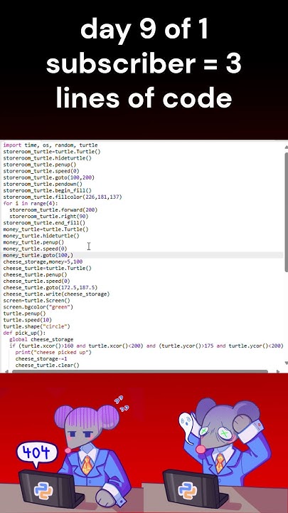 Day 9 Of 1 Subscriber = 1 Line Of Code #coding #python #programming ...