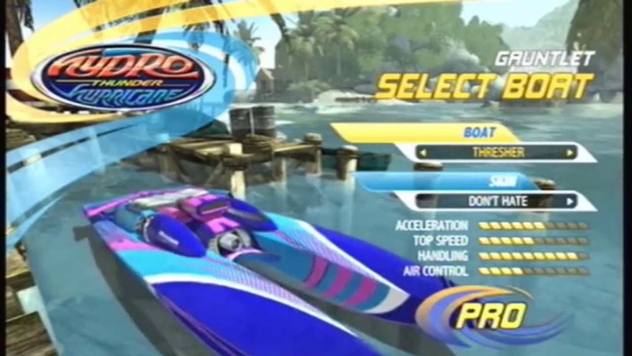 Hydro Thunder Hurricane Boot - YouTube