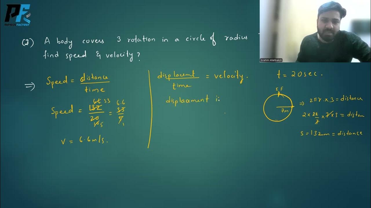 KINEMATICS LECTURE 2 || SPEED AND VELOCITY || CBSE BOARDS || NEET || JEE - YouTube
