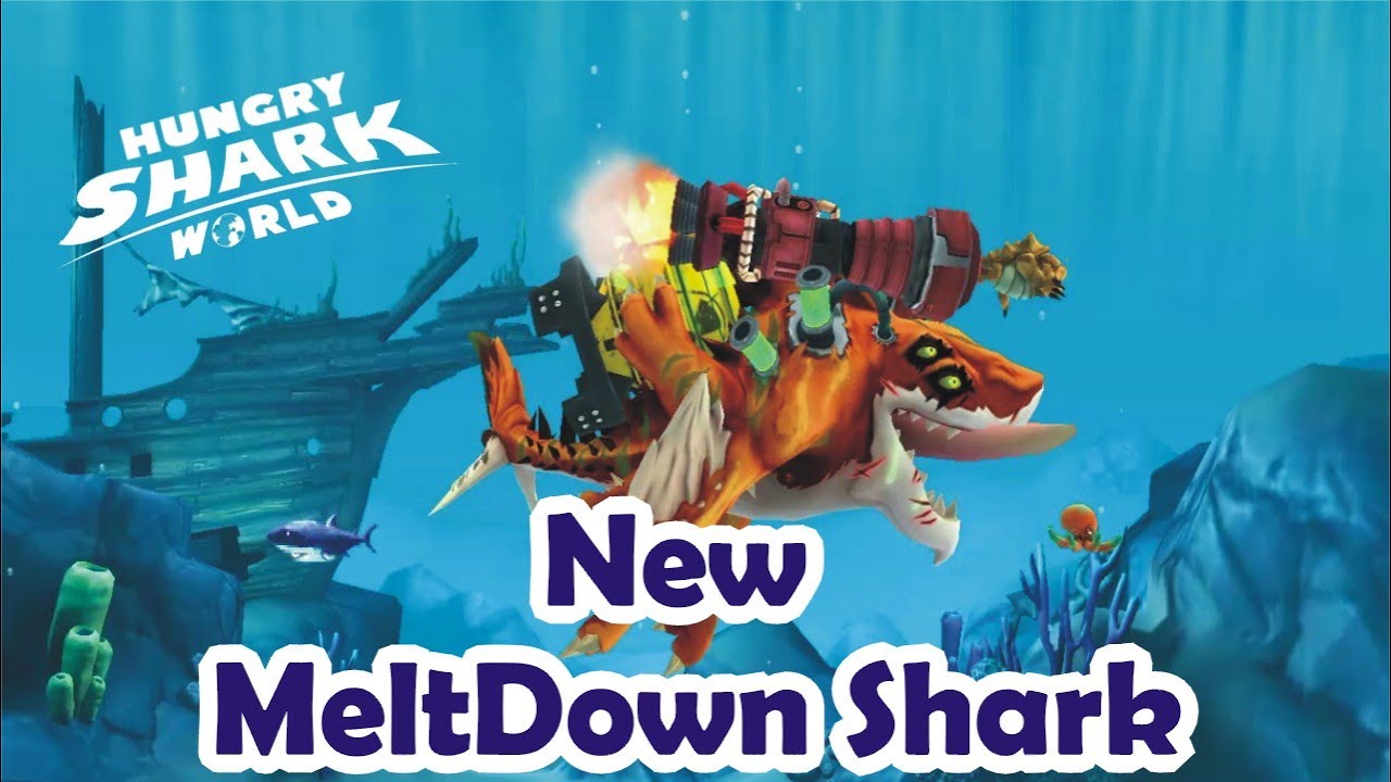 New MELTDOWN SHARK UPDATE GAMEPLAY || Melt The World || Hungy Shark ...