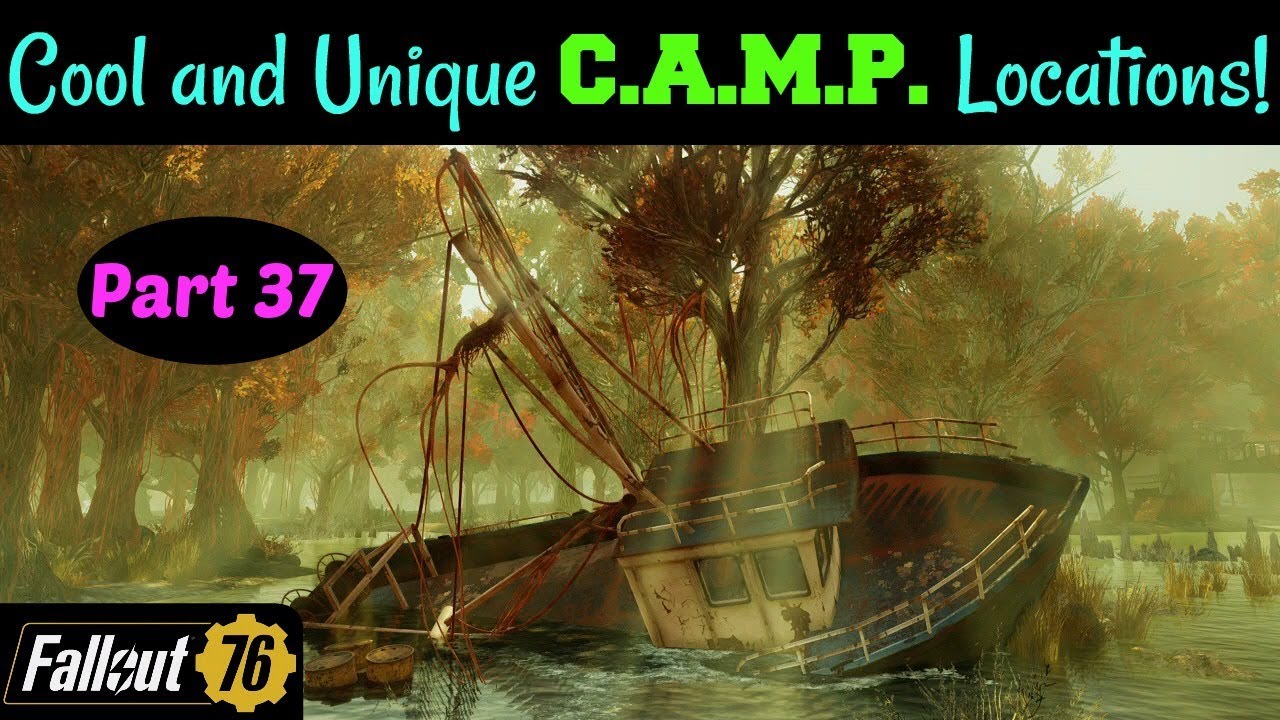 Fallout 76: Cool and Unique C.A.M.P. Locations! Part 37 - YouTube
