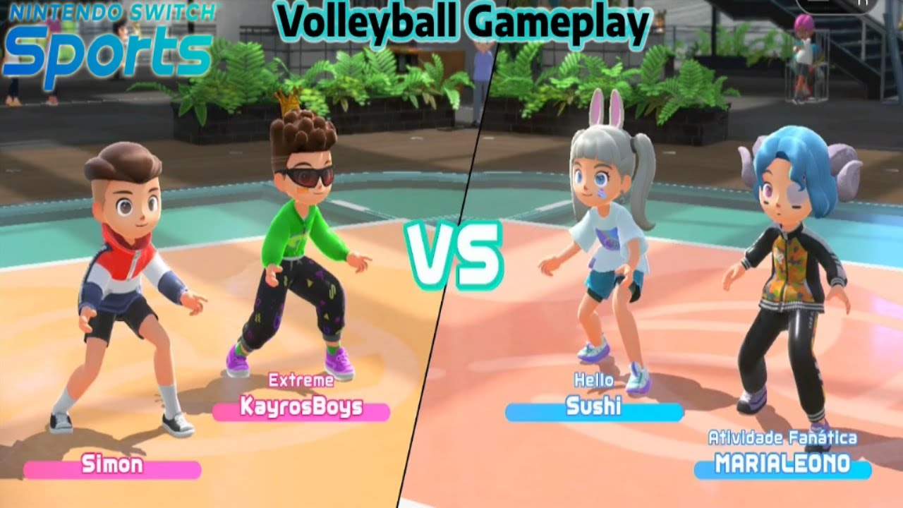 Nintendo Switch Sports - Volleyball Gameplay - YouTube
