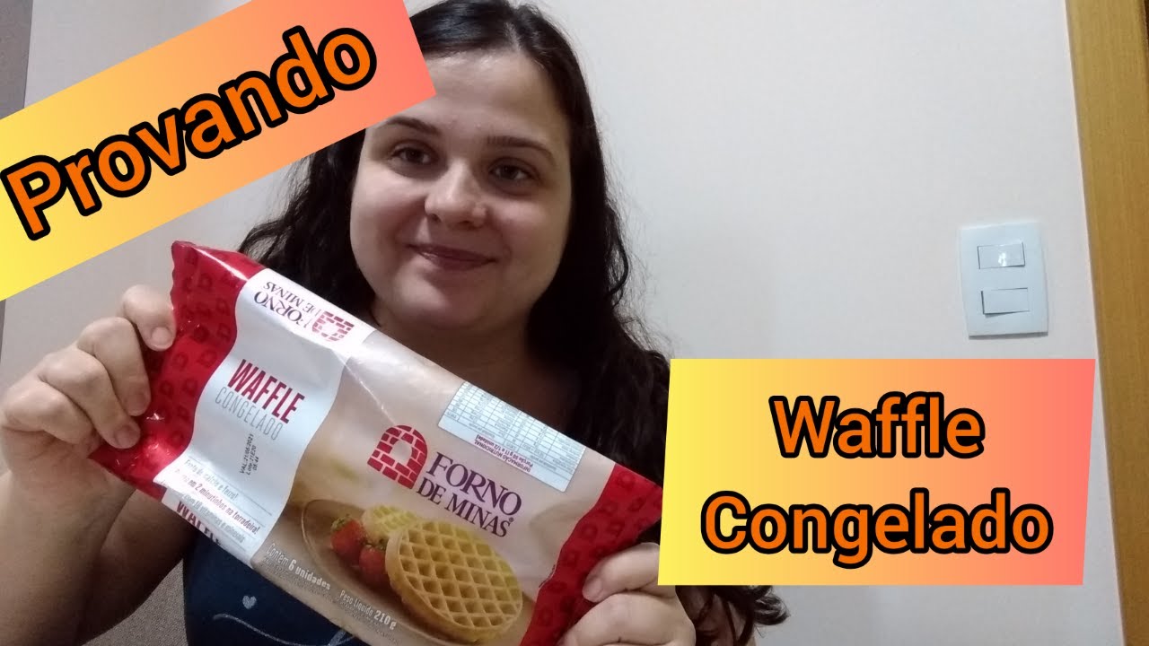 Provando Waffle Congelado | Ótima opção para o café da manhã! - YouTube