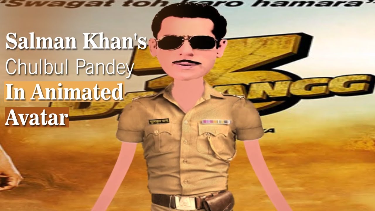 Salman Khan's Chulbul Pandey In Animated Avatar | Dabangg Movie ...