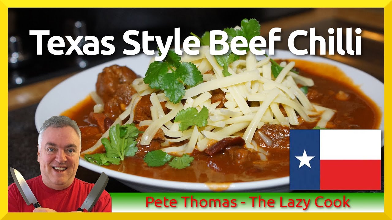 Texas Style Beef Chilli - My Way - YouTube