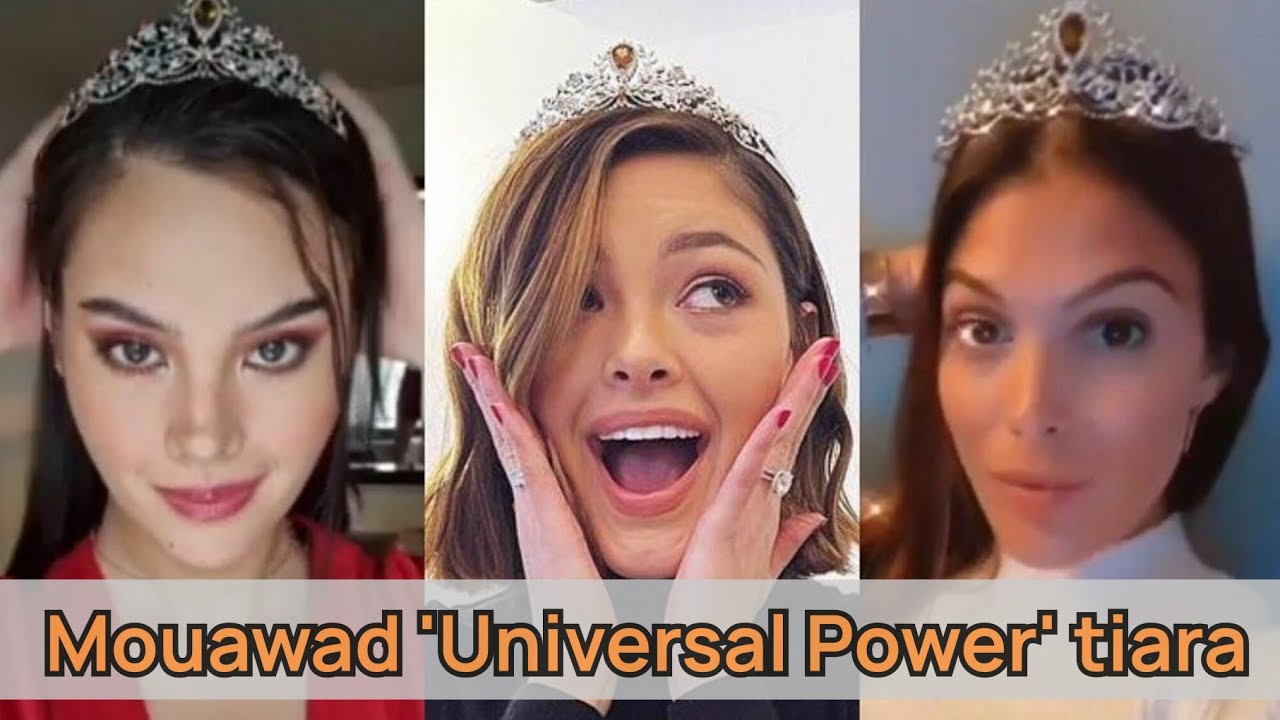 Miss Universe queens received their Mouawad 'Universal Power' tiaras 👑 ...