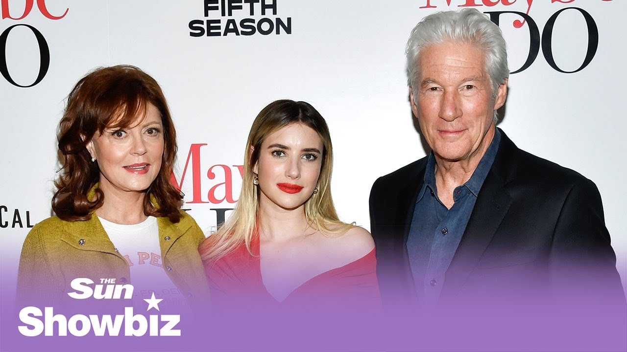 'Maybe I Do' cast Richard Gere, Susan Sarandon and Emma Roberts hit the ...