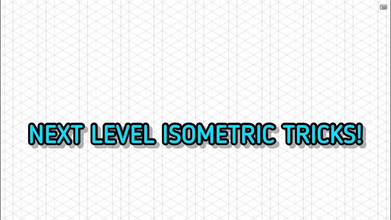 NEXT LEVEL ISOMETRIC DRAWING TRICKS! - YouTube