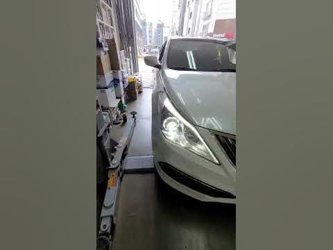 HYUNDAI 그랜져hg hid lamp replacement (남양주 별내 반반한차) - YouTube