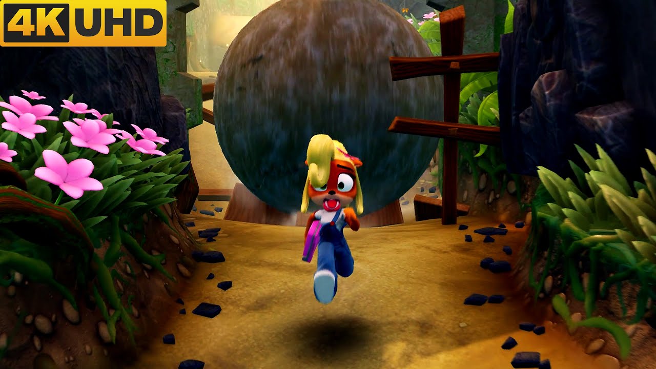 Crash Bandicoot 1 - N. Sane Trilogy (Boulder Dash) Gem Get [4K 60FPS]. - YouTube