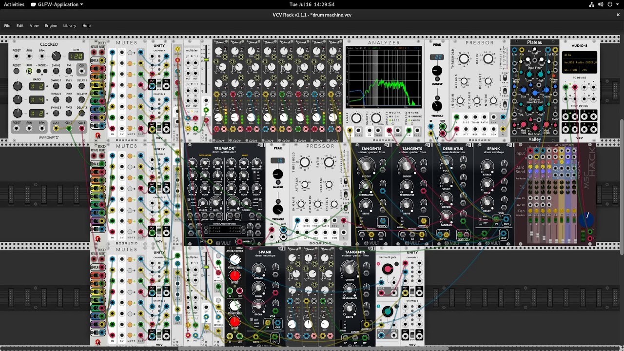 Drum Machine For VCV Rack - YouTube