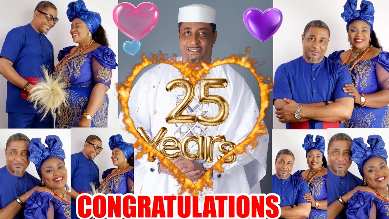 Joy overflow as Nollywood Actor Tony Umez & Wife Celebrate Wedding ...