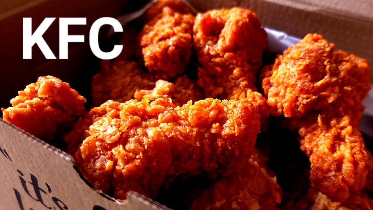 4K FOOD | S23 ULTRA | KFC WING ZABB BOX - YouTube