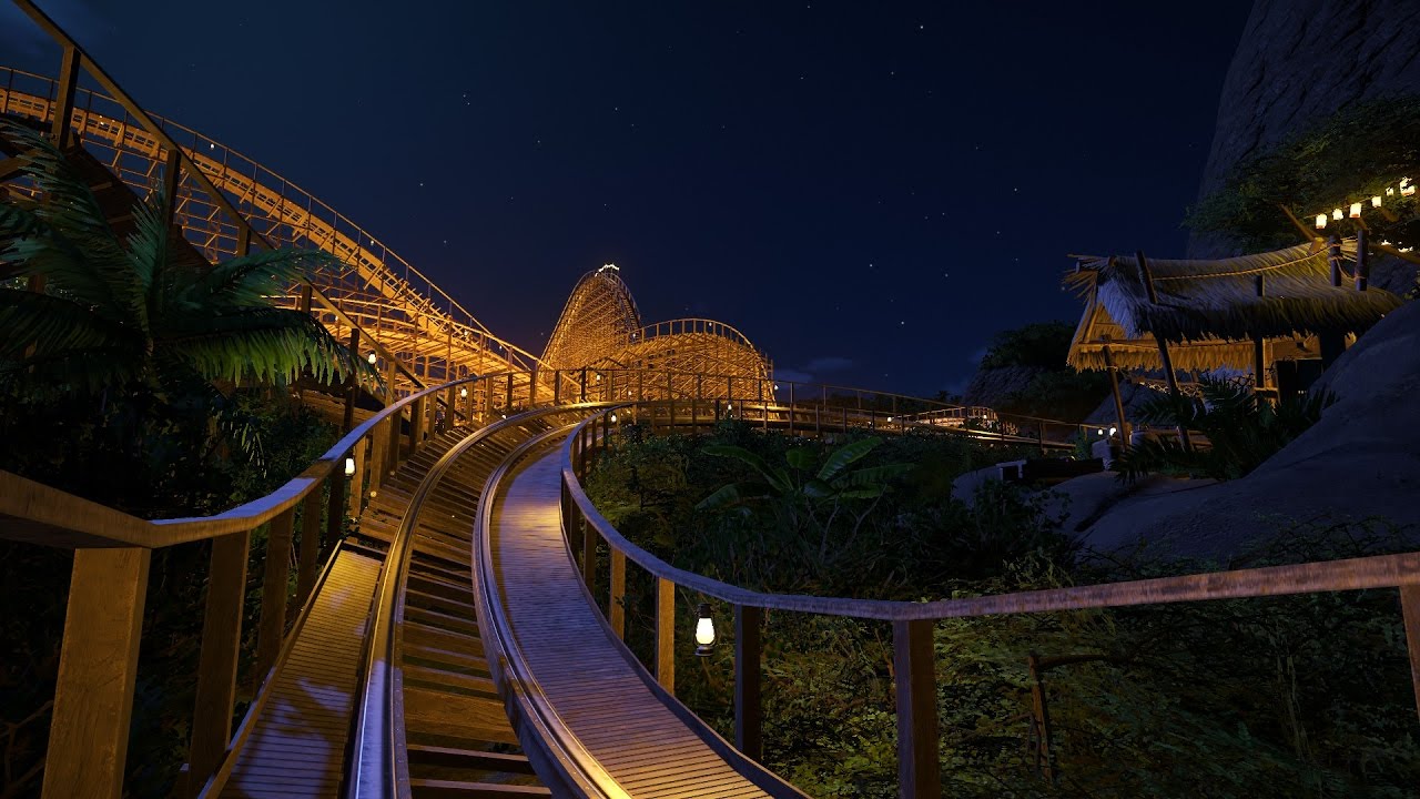 Tropica (Night POV) - Planet Coaster - YouTube